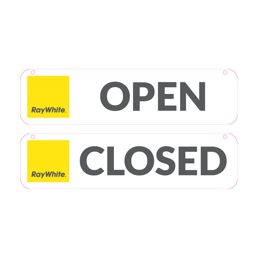 Flip Sign – Ray White Shop NZ